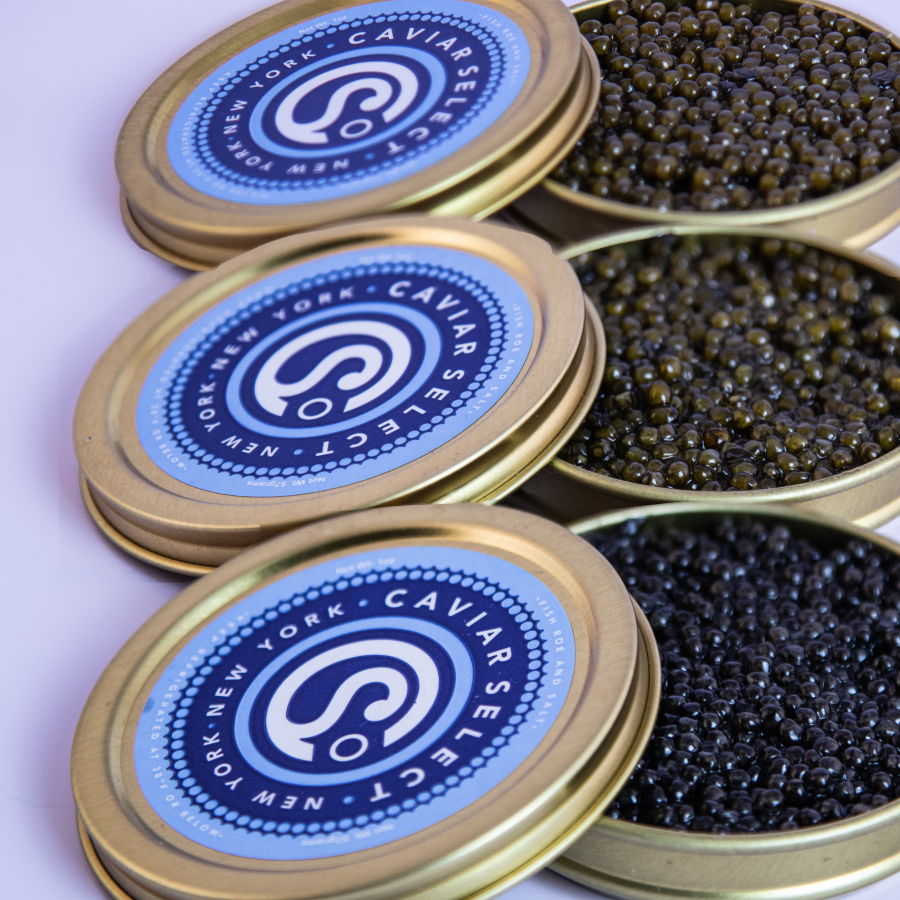 Osetra Caviar Trio Sampler Gift Set | Caviar Select, NY – Caviar Select ...